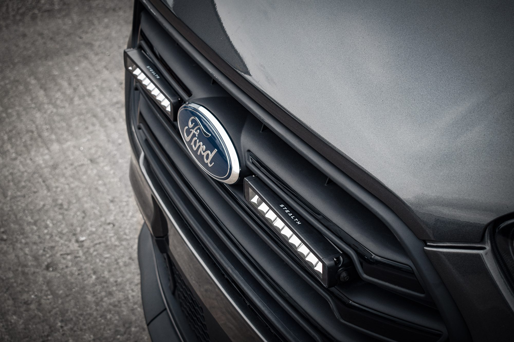 Twin 10" Luminous LED Integration Grille Kit - 7,560 Lumens for Ford ...