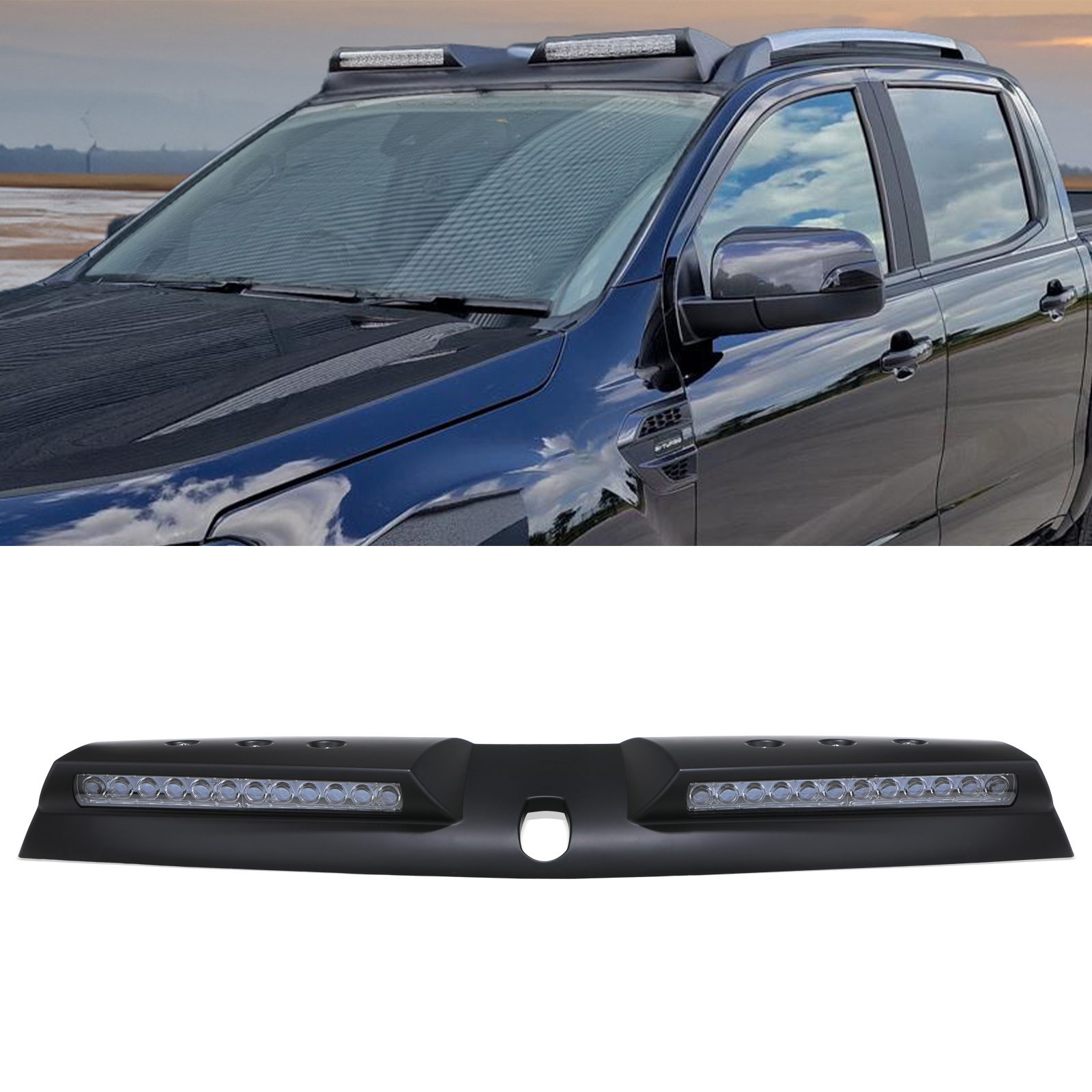 Ford Ranger T6 T7 T8 12-22 Twin Roof Light Pod With LED Lights - Sigma 4x4