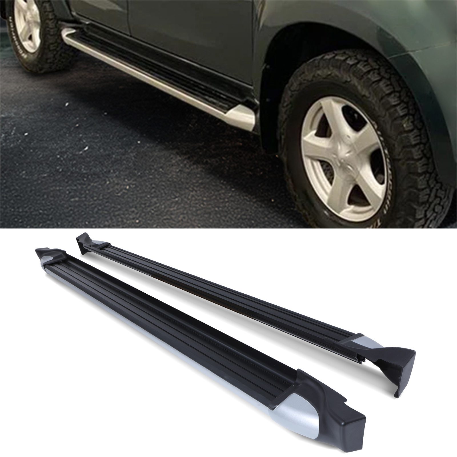 Isuzu D-Max RT 12-21 Black Side Steps - Sigma 4x4