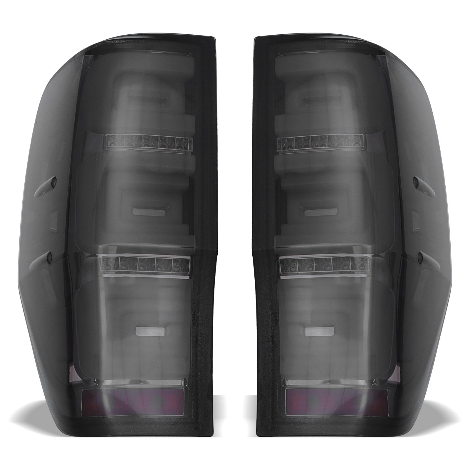 Smoked LED Rear Tail Lights for Ford Ranger T6 T7 T8 12-22 - Sigma 4x4