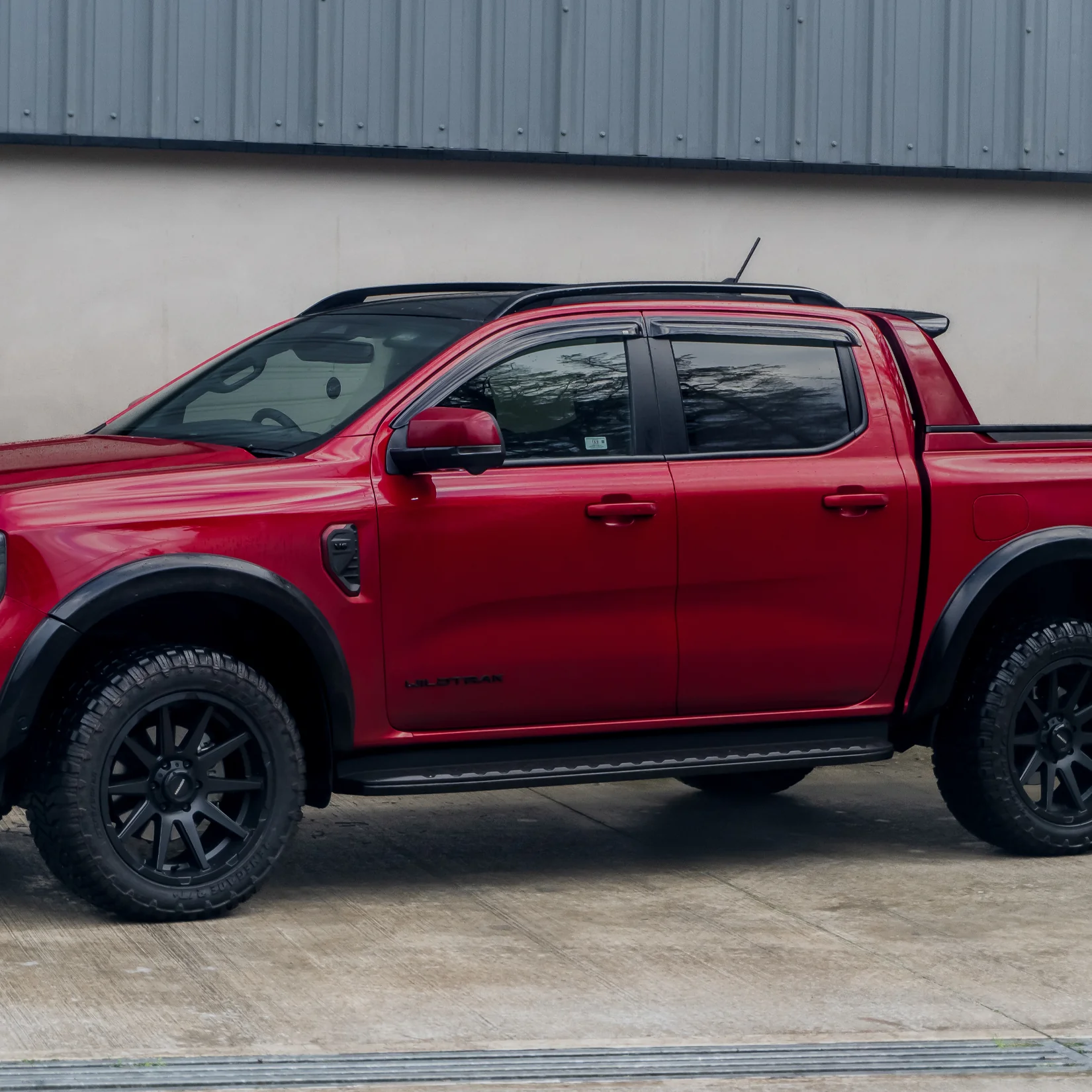 Roof Rails In Black - Pair for Ford Ranger T9 2023 On - Sigma 4x4